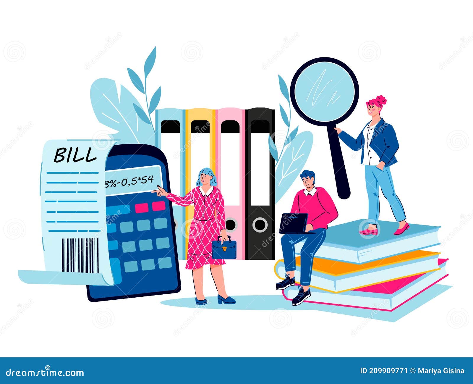 Business Accounting and Financial Audit Services Concept, Cartoon ... Business Accounting and Financial Audit Services Concept, Cartoon ...