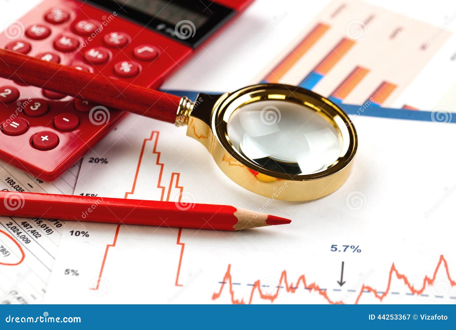 Business accounting stock image. Image of market, hand - 44253367