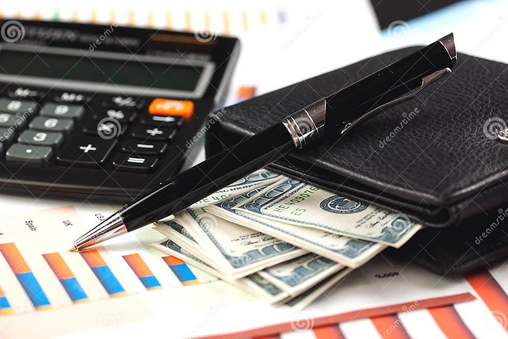 Business accounting stock image. Image of calculation - 44707729