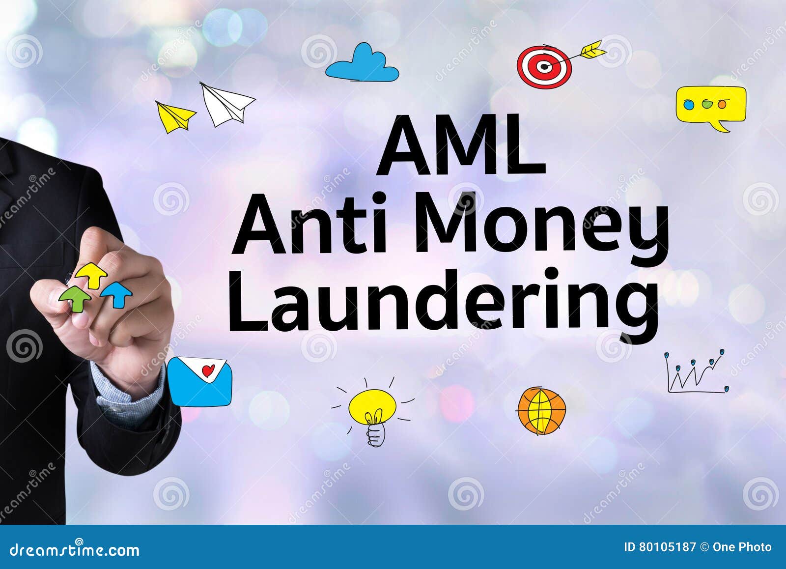 Business Acronym AML Anti Money Laundering Stock Image - Image of ...
