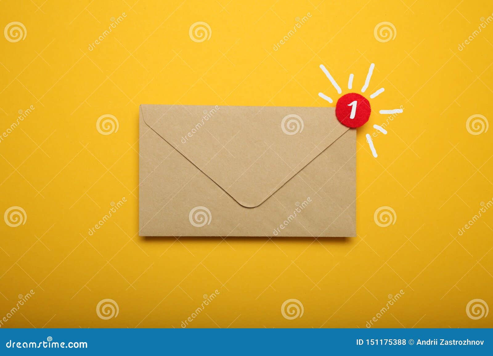 Business Address Communication Concept, Document Correspondence. App ...