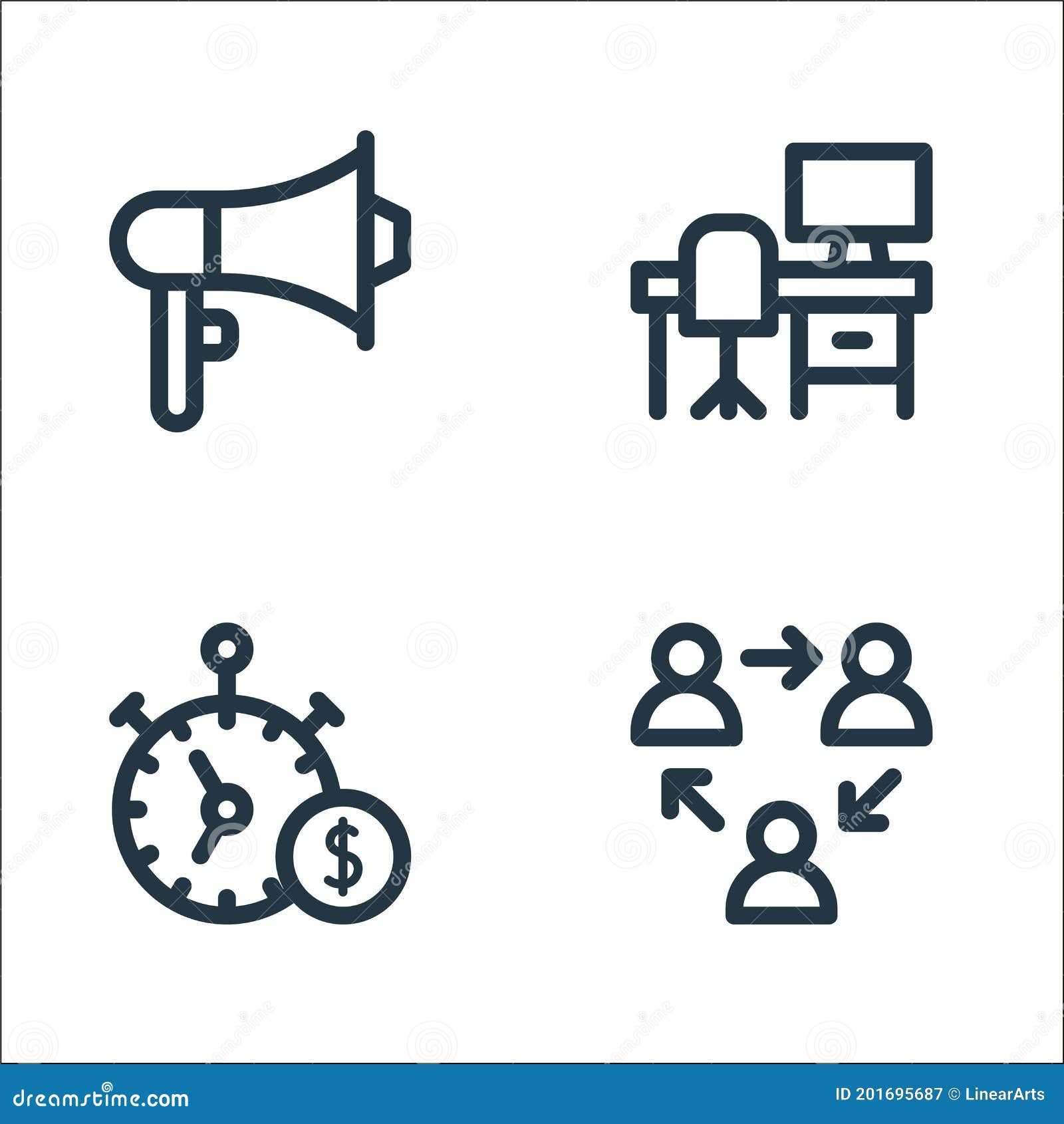 Interchangeability Icon Vector From Business Administration Concept ...