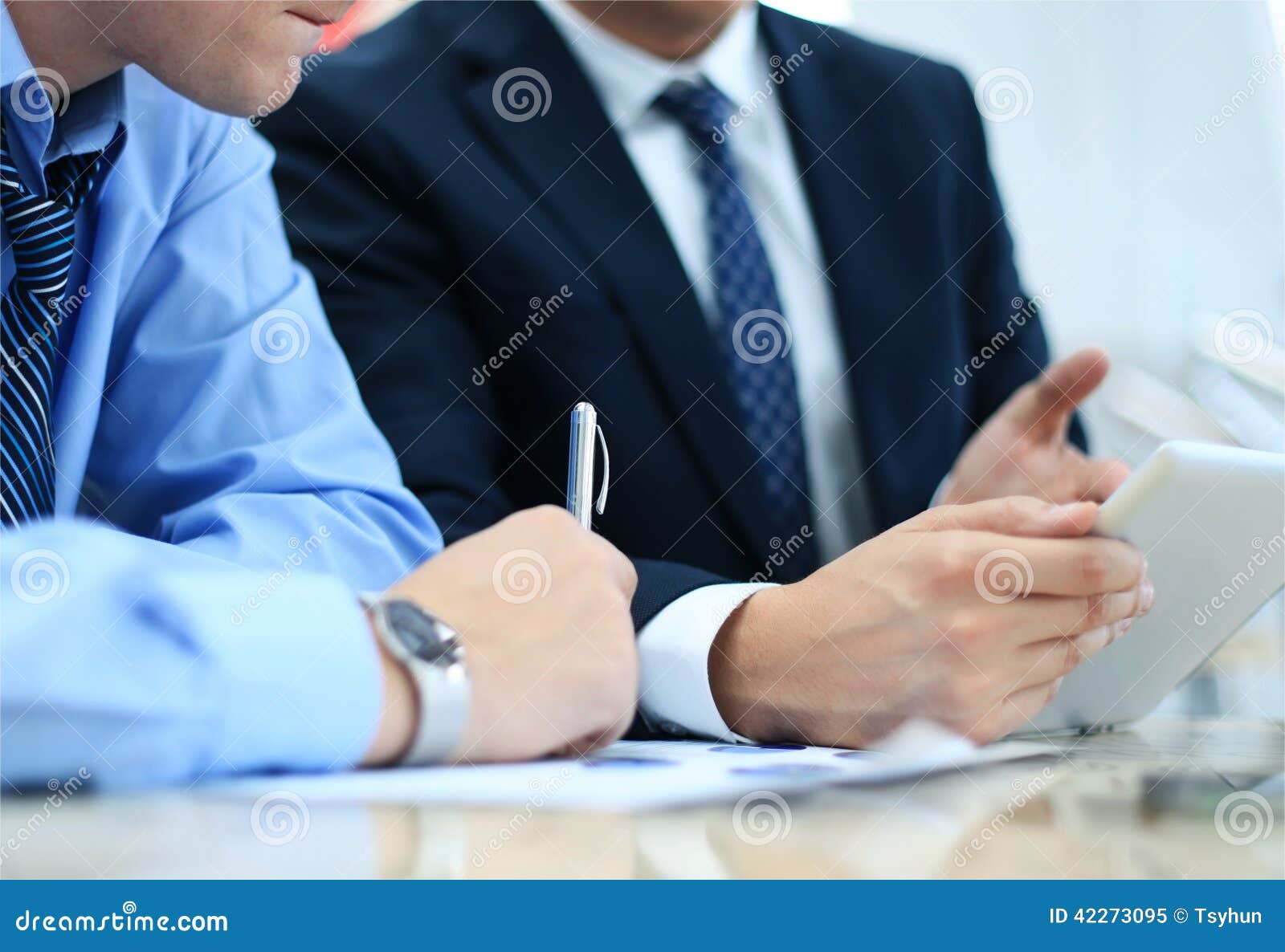 Business Adviser Analyzing Financial Figures Stock Image - Image of ...