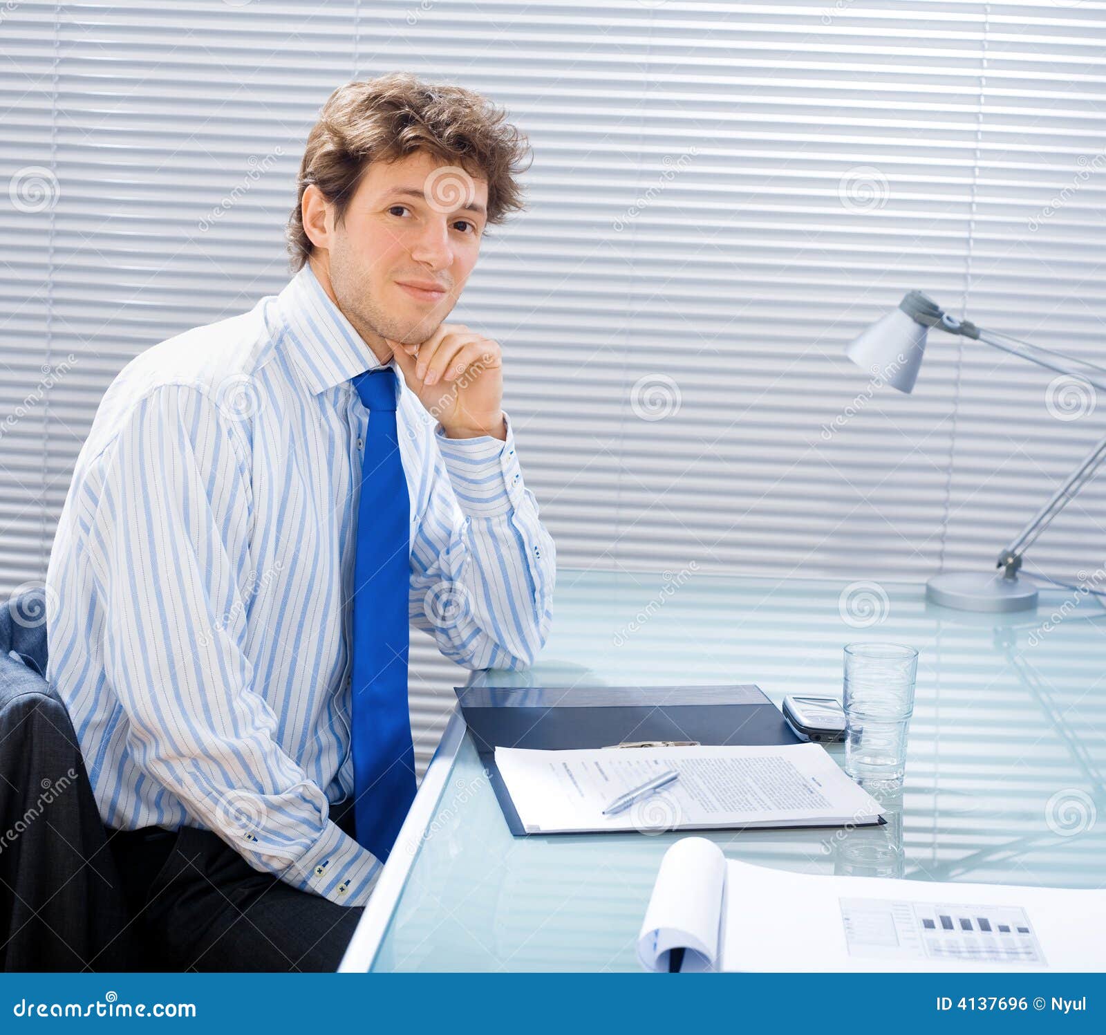 Business advisor at office stock photo. Image of confident - 4137696