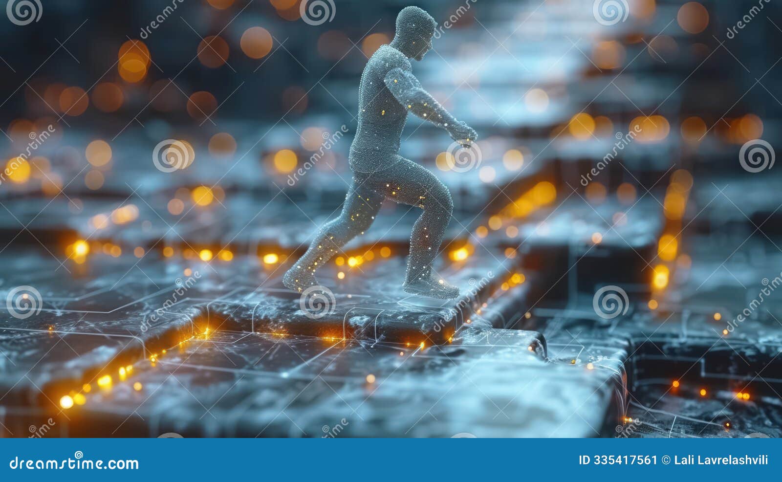 Business Agility with Dynamic Figures or Symbols Representing ...