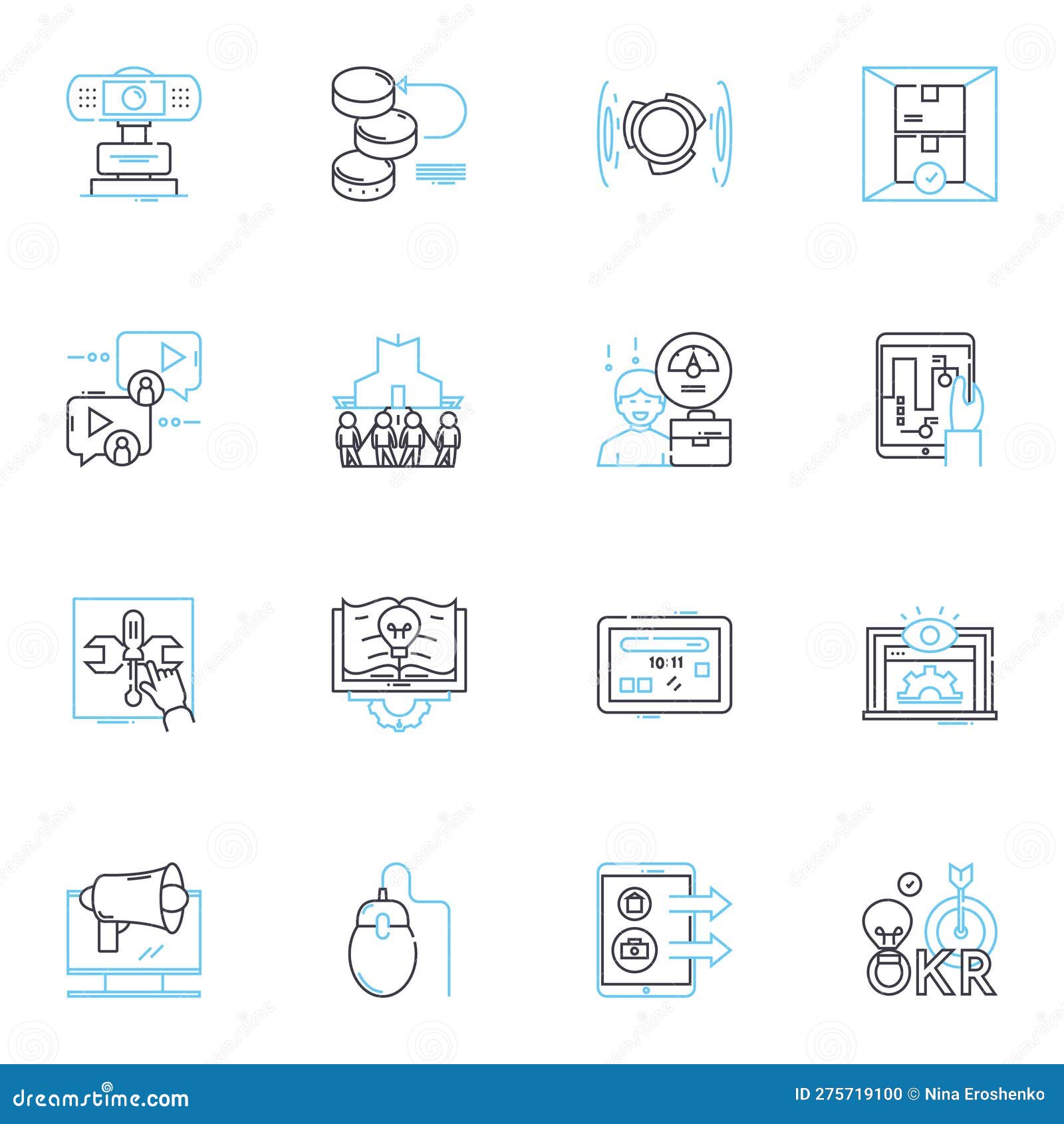 Business Agility Linear Icons Set. Flexibility, Adaptability ... Business Agility Linear Icons Set. Flexibility, Adaptability ...