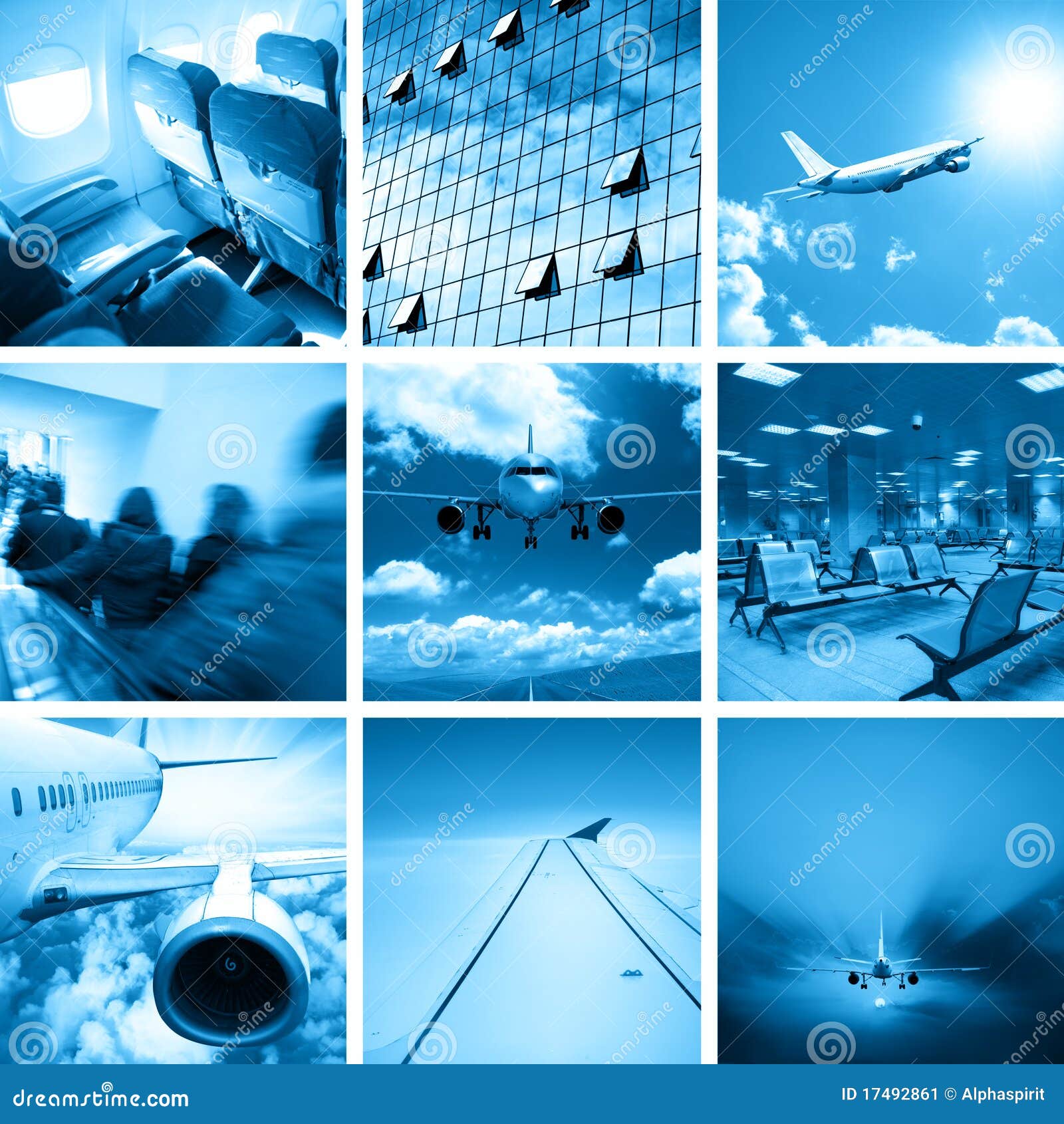 Business airport collage stock image. Image of gate, pilot - 17492861