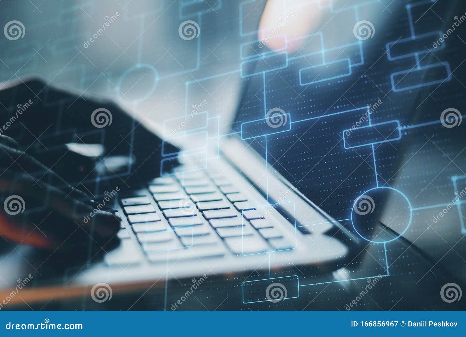 Business algorithm stock image. Image of laptop, desktop - 166856967
