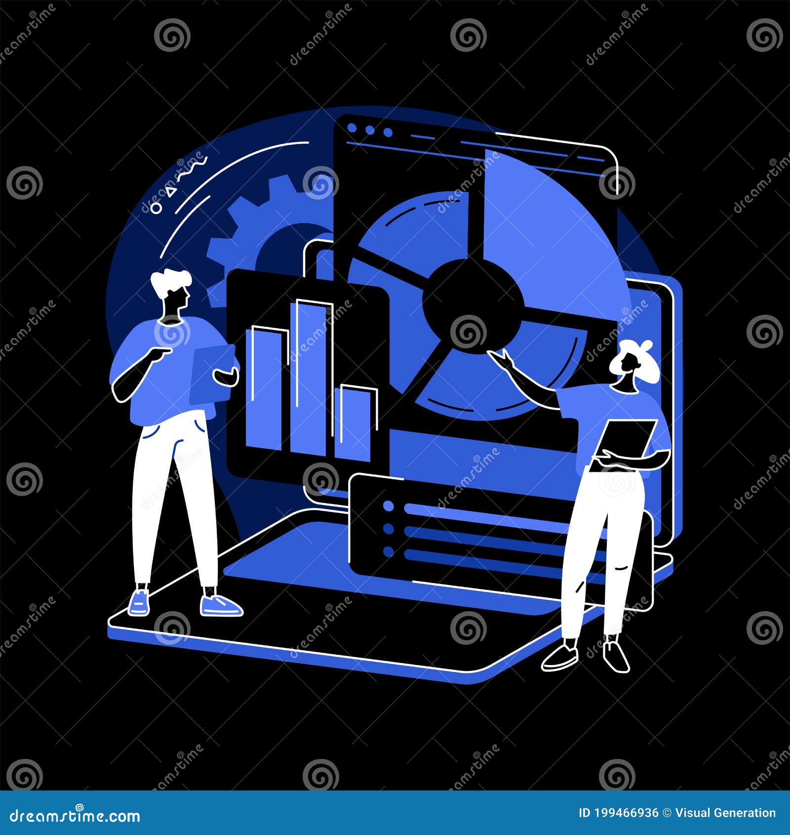 Business Analysis Abstract Concept Vector Illustration. Stock Vector ...