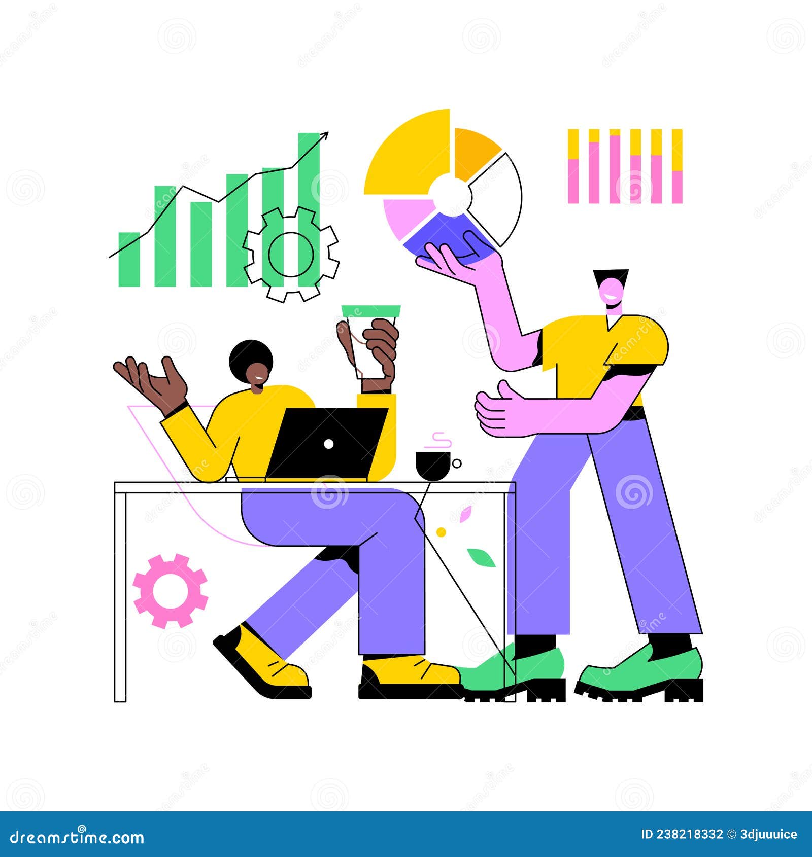 Business Analysis Abstract Concept Vector Illustration. Stock ...