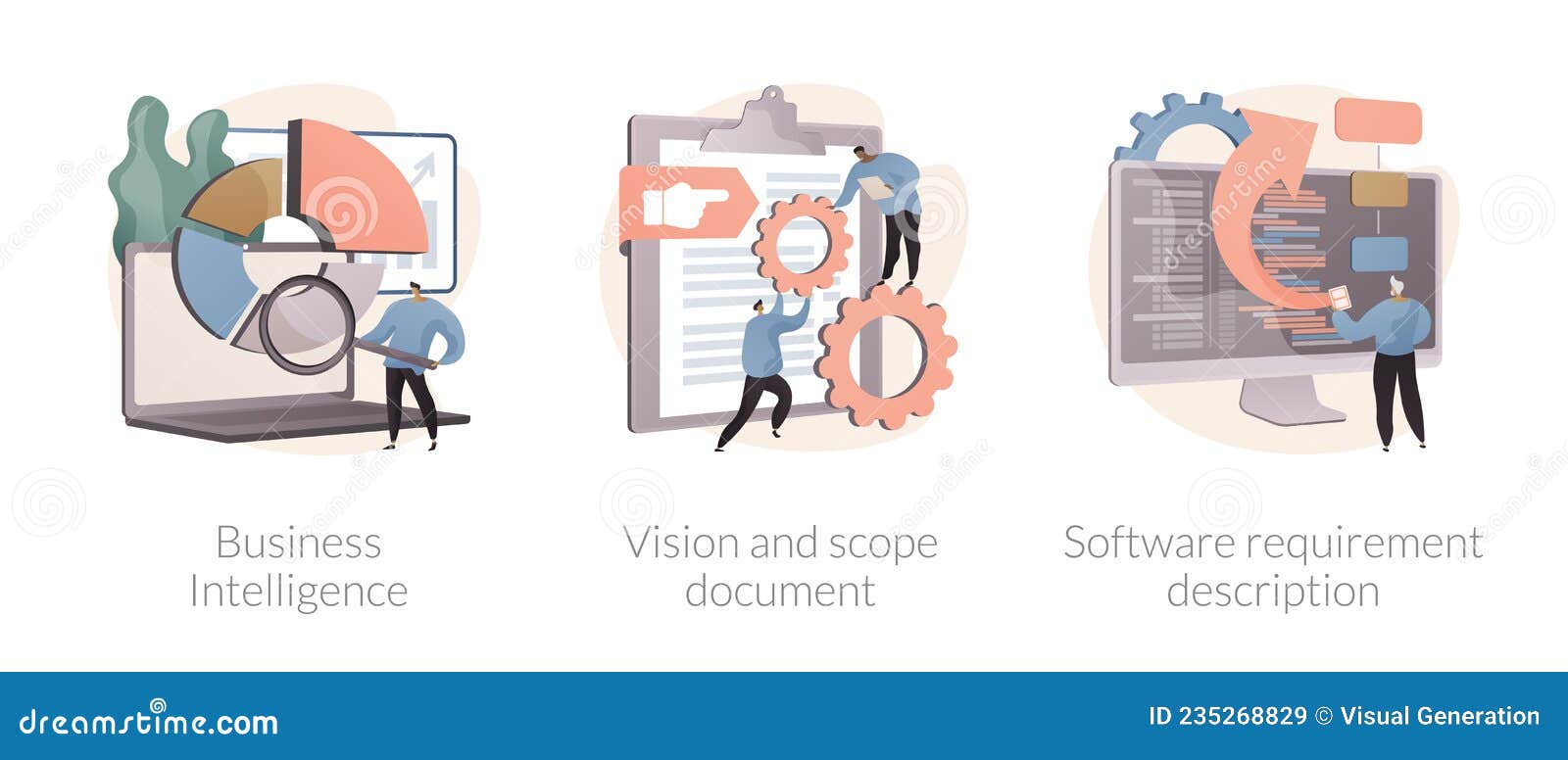 Business Analysis Abstract Concept Vector Illustrations. Stock Vector ...