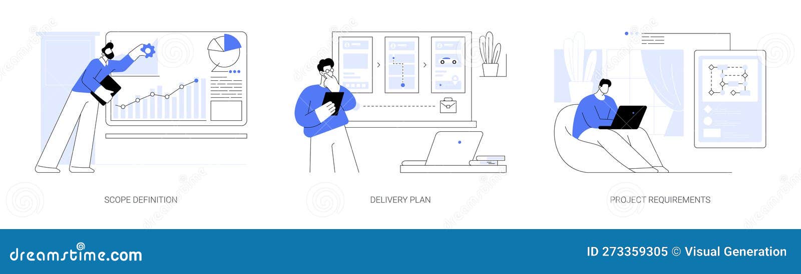 It Business Analysis Abstract Concept Vector Illustrations. Stock ...