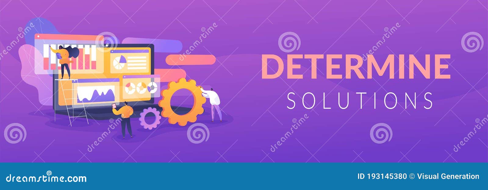 Business Analysis Concept Banner Header Stock Vector - Illustration of ...