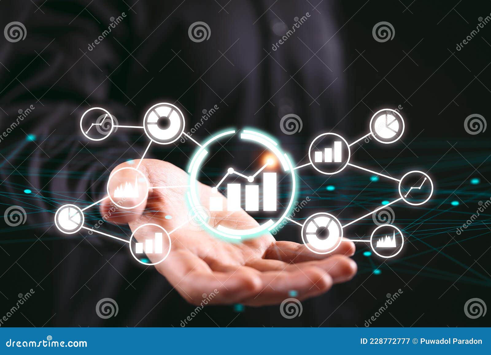 Business Analysis Concept on Hand Stock Image - Image of marketing ...