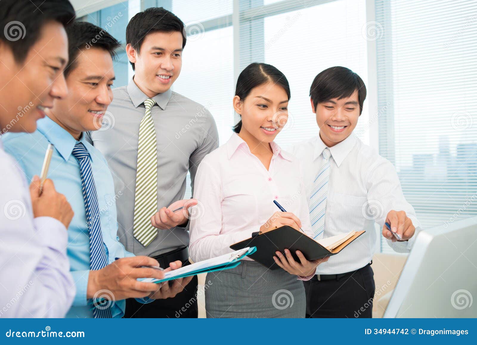 Business analysis stock photo. Image of attractive, partners - 34944742