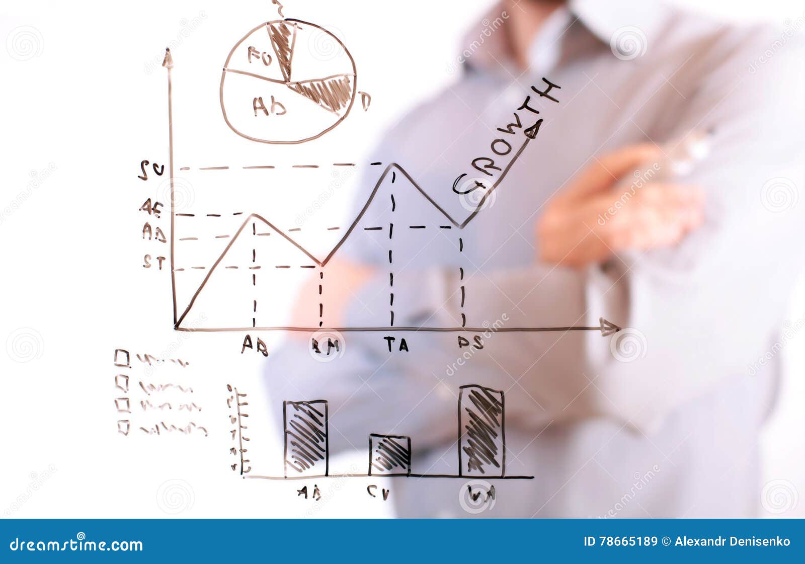 Business Analysis Graph and Chart Stock Image - Image of businessman ...