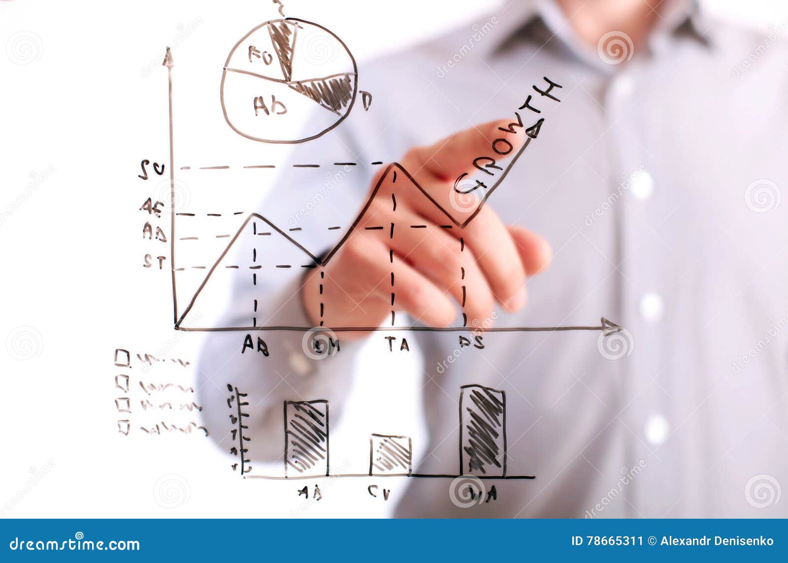 Business Analysis Graph and Chart Stock Image - Image of graph ...