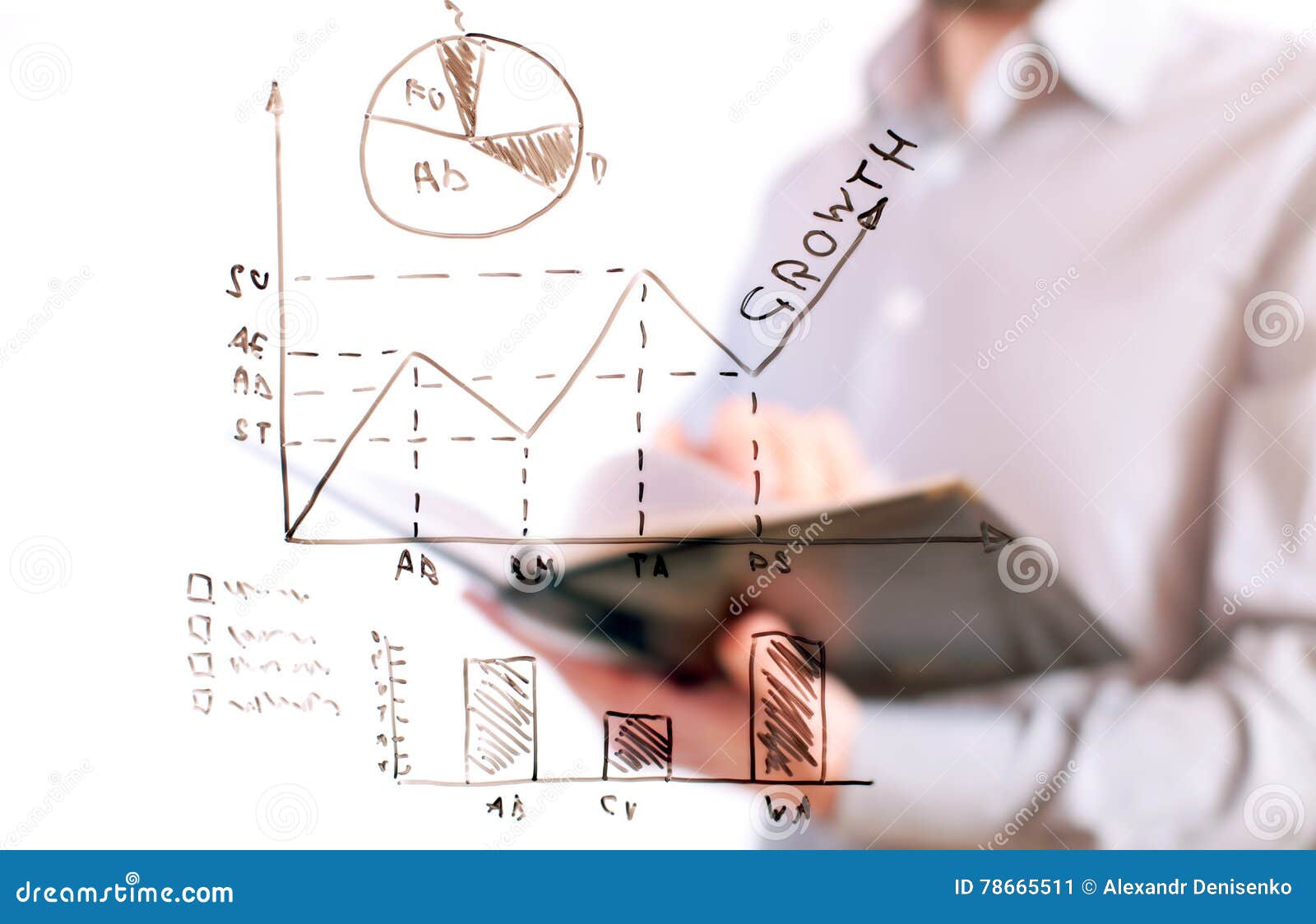 Business Analysis Graph and Chart Stock Image - Image of bank, forex ...