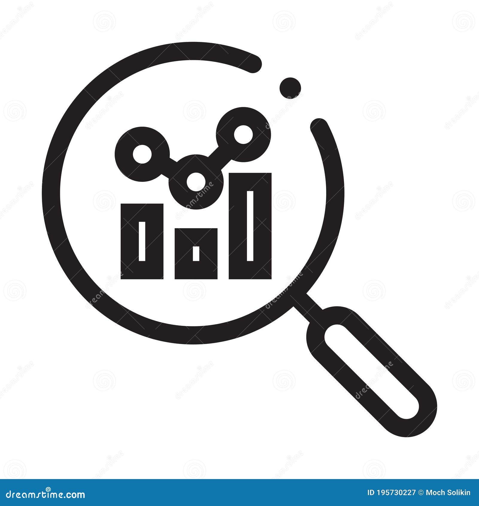 Business Analysis Line Art Vector Icon for Apps or Websites Stock ...