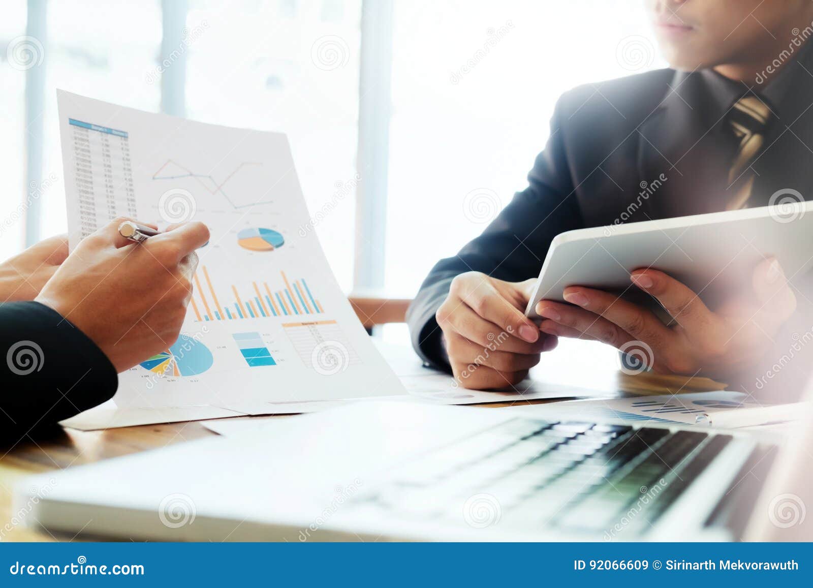 Business Analysis Meeting Training Team. Stock Image - Image of digital ...