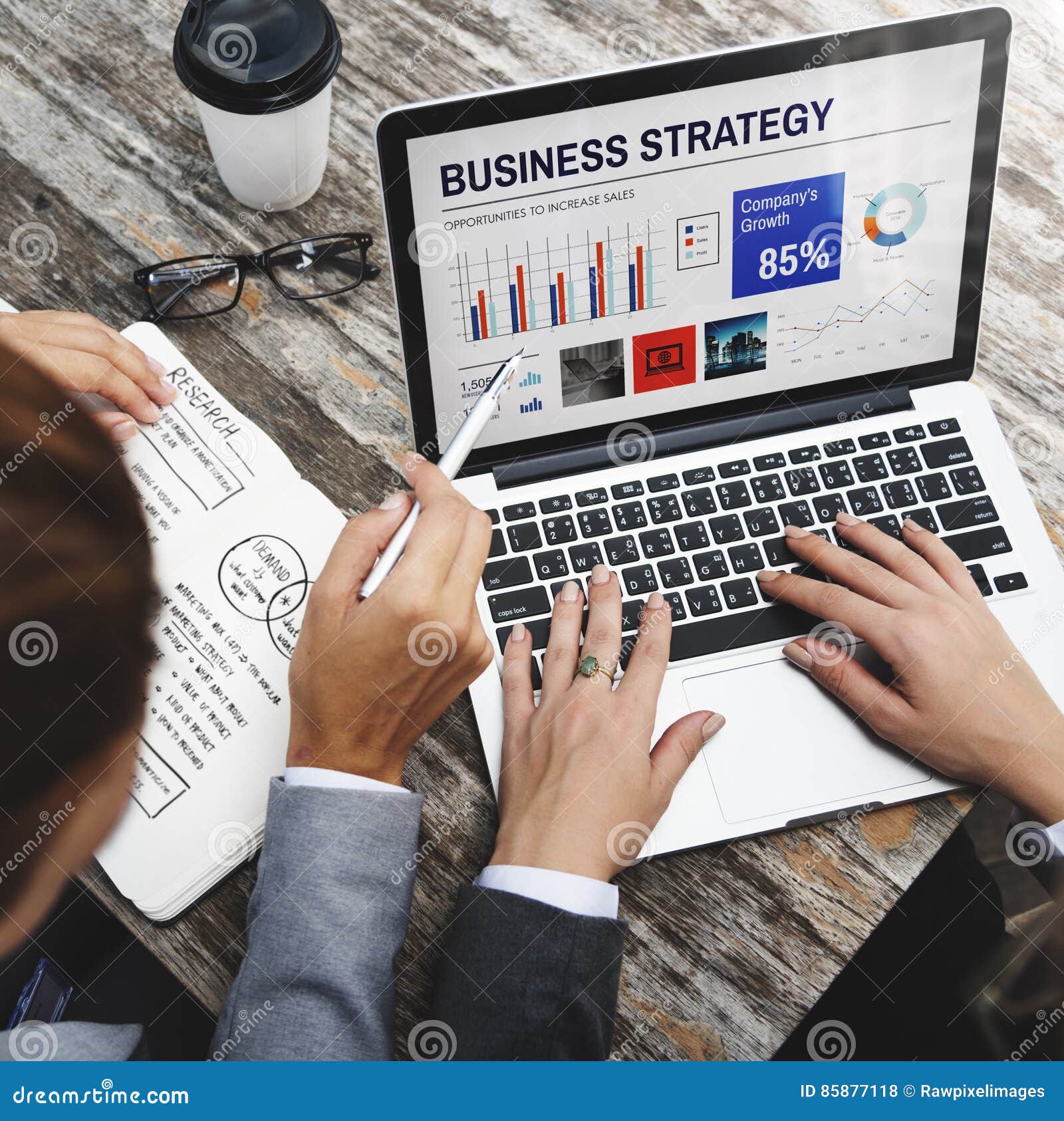 Business Analysis Strategy Planning Success Concept Stock Photo - Image ...