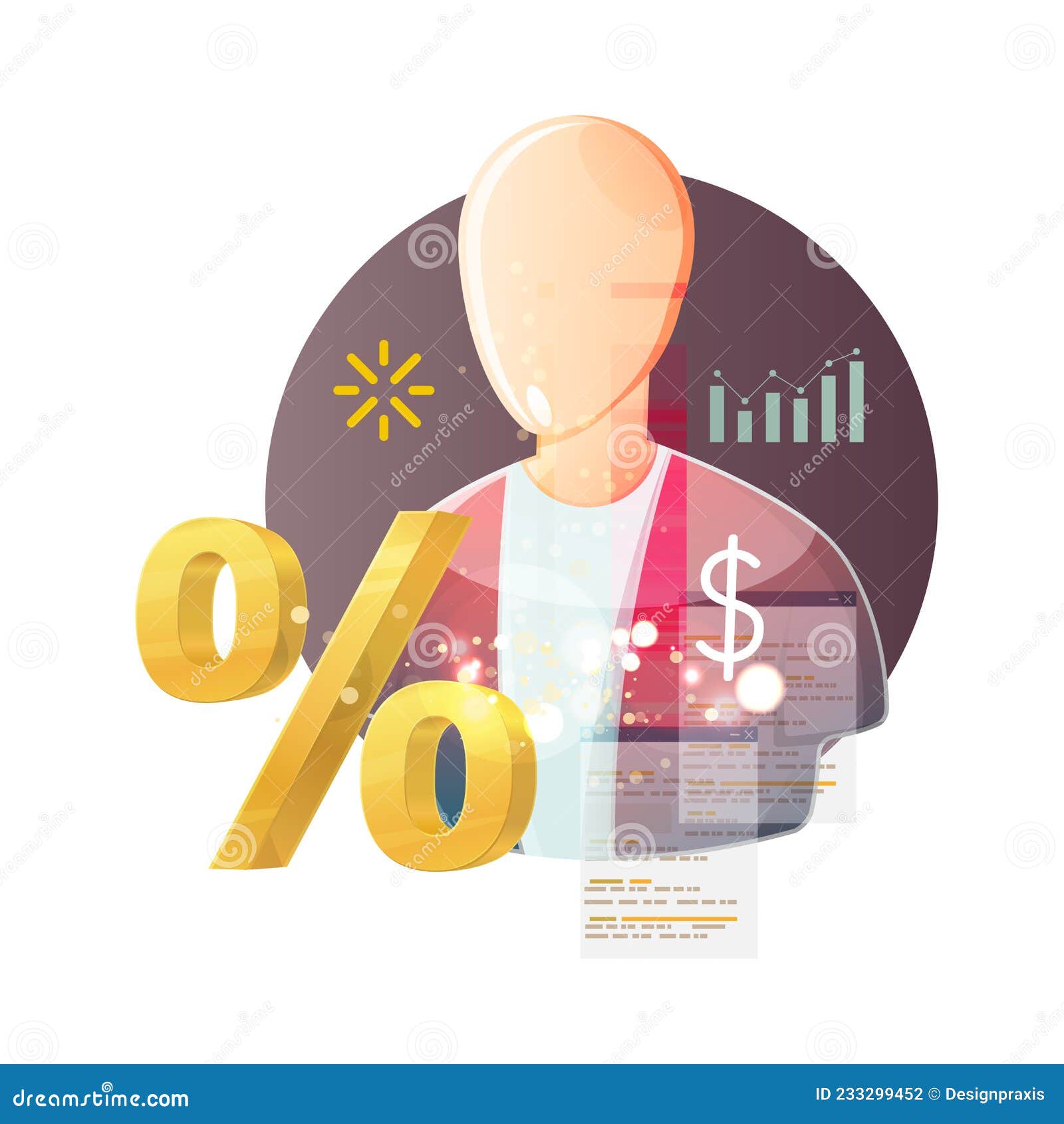 Business Analyst Illustration Stock Illustration - Illustration of ...