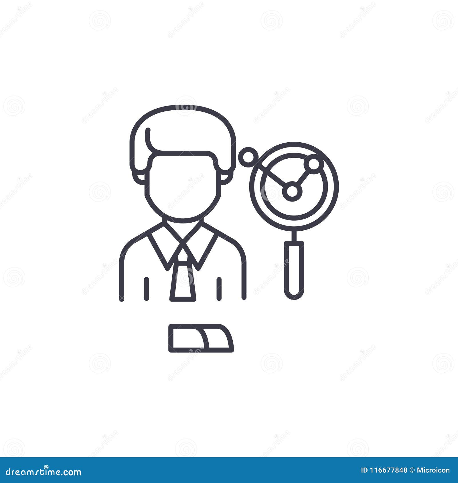 Business Analyst Linear Icon Concept. Business Analyst Line Vector Sign ... Business Analyst Linear Icon Concept. Business Analyst Line Vector Sign ...