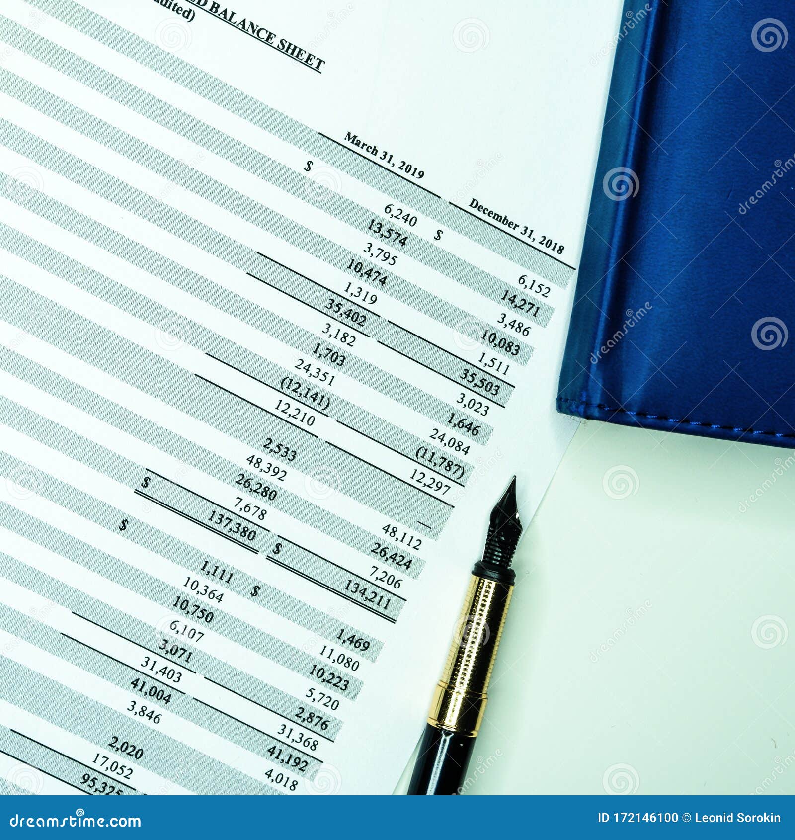 Business Analyst Team Checking in Financial Statement for Audit ...