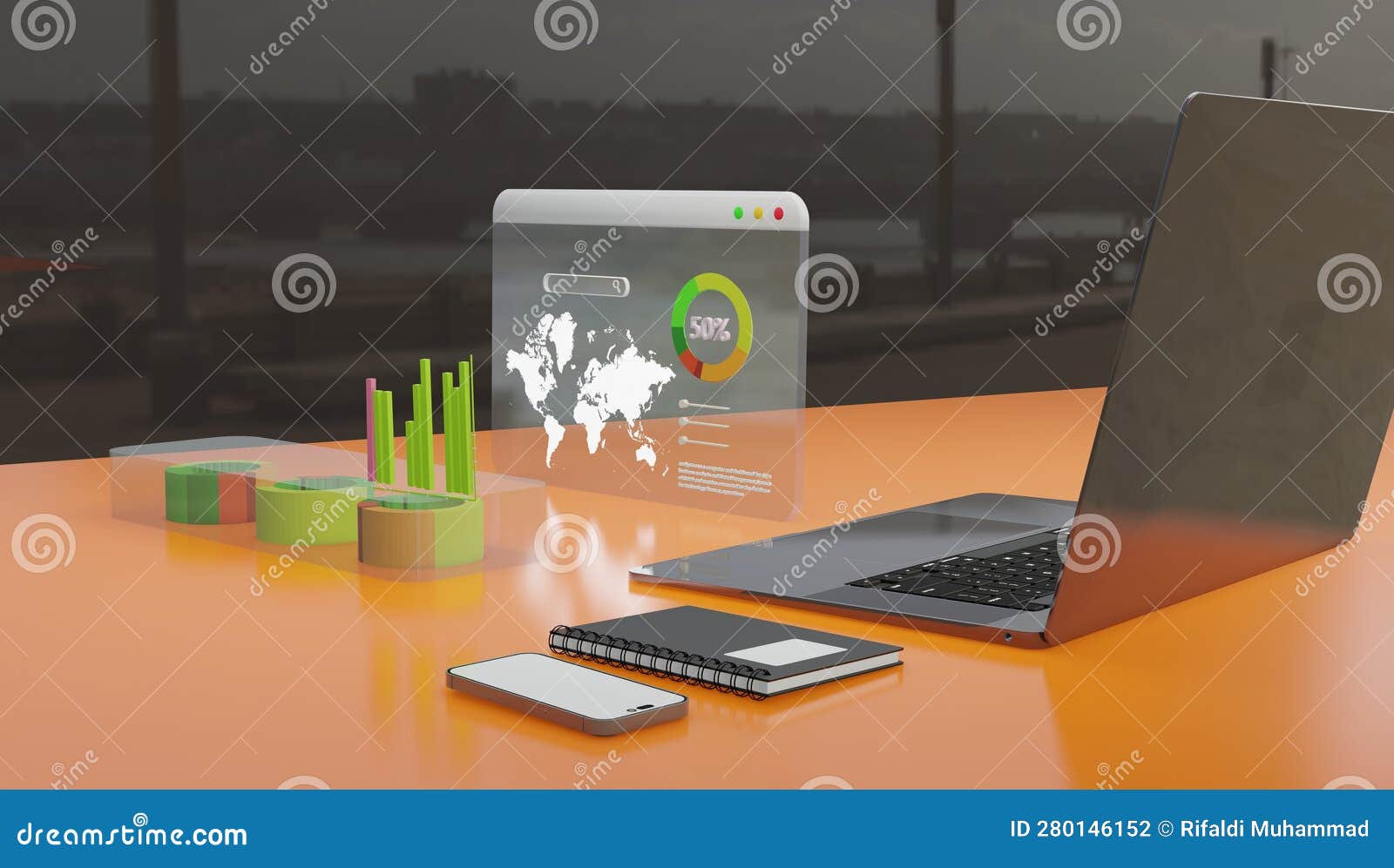 Business Analyst Using Computer and Dashboard for Data Analysis and ...