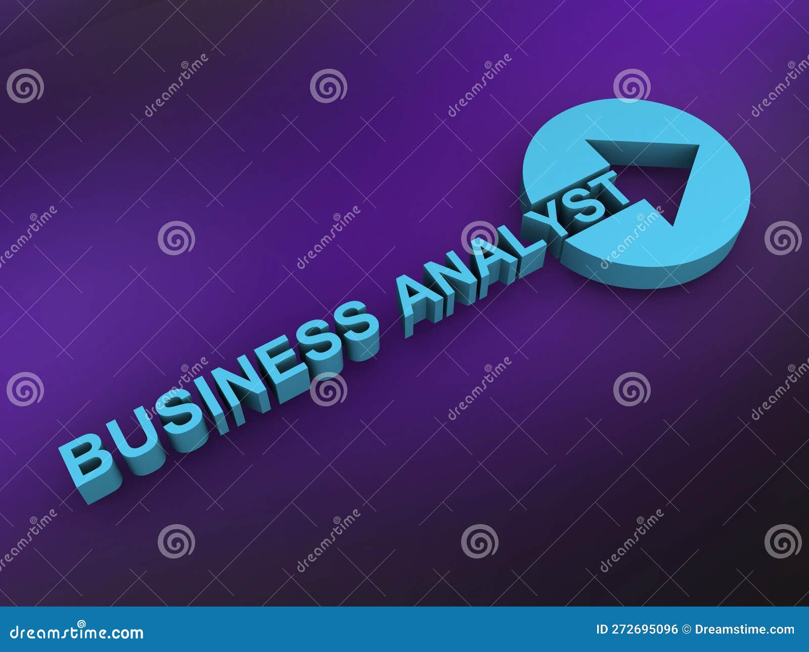 Business Analyst Word on Purple Stock Illustration - Illustration of ...