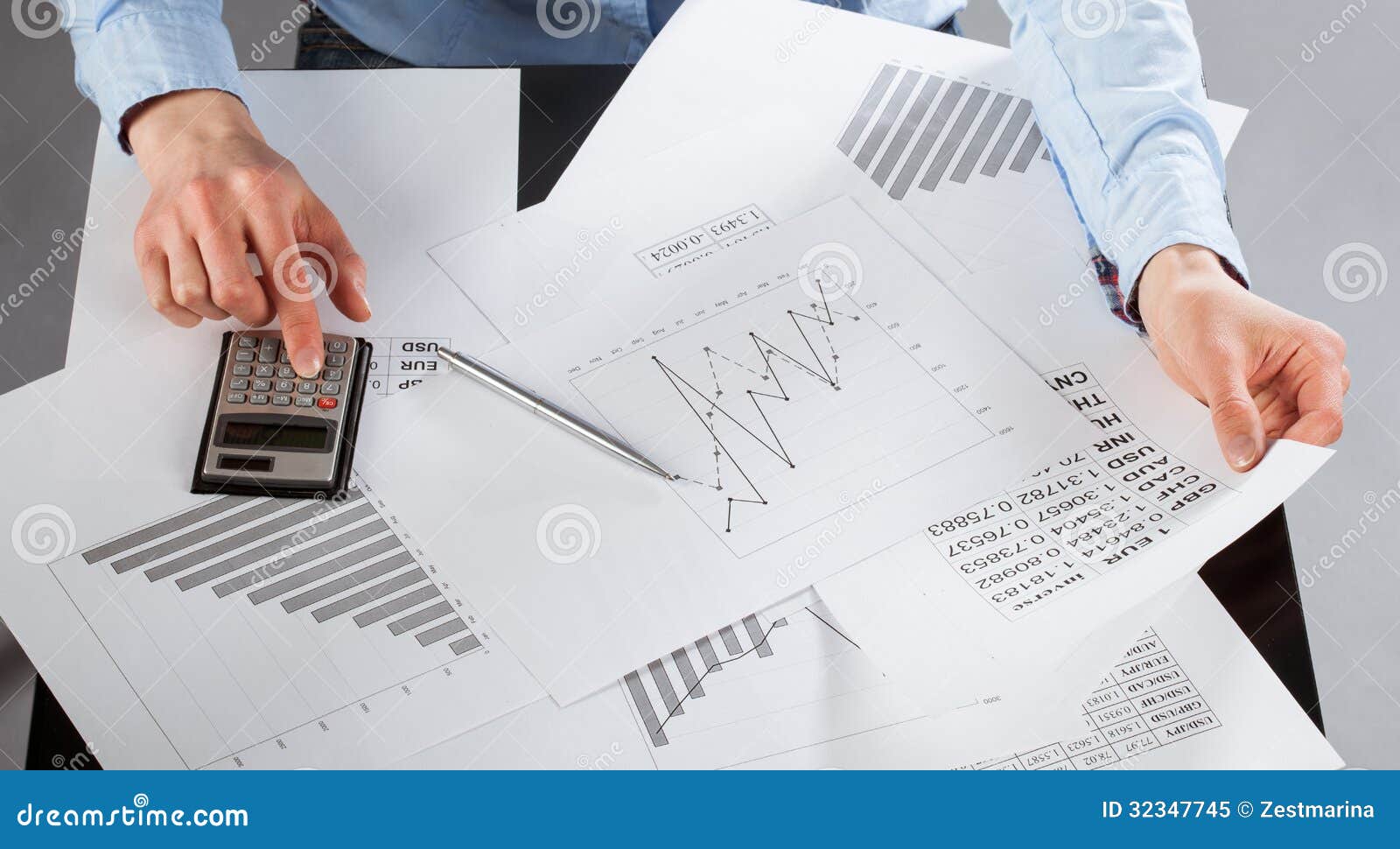 Business analyst working stock image. Image of female - 32347745