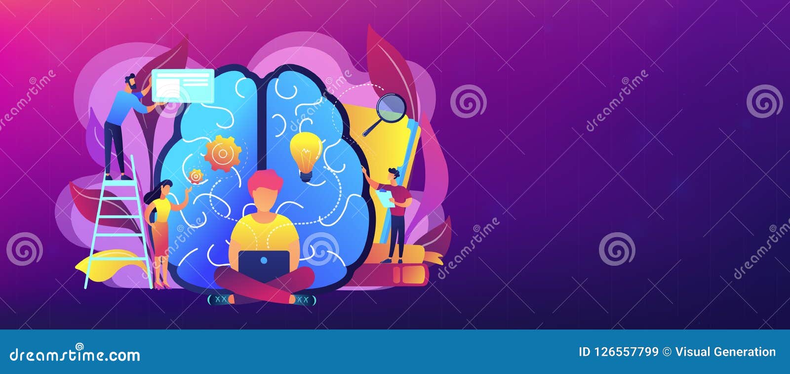 Business Intelligence Concept Vector Header Banner. Stock Vector ...