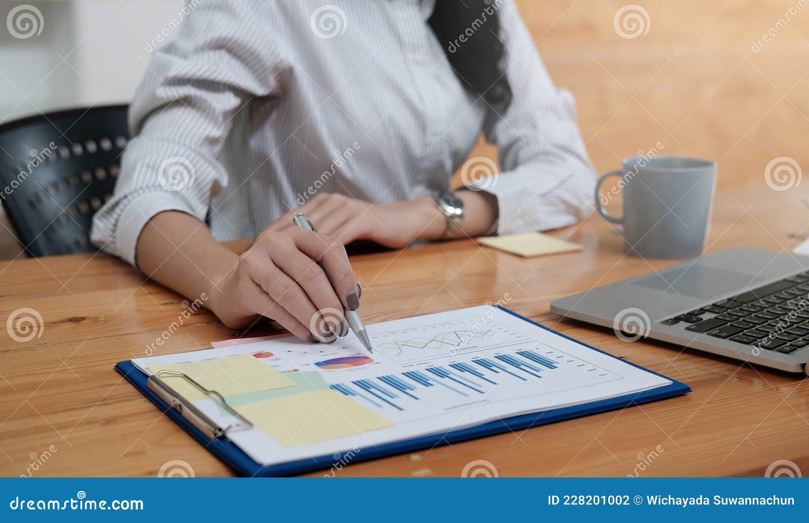 Business Analysts, Business Graphs and Marketing Charts Stock Photo ...