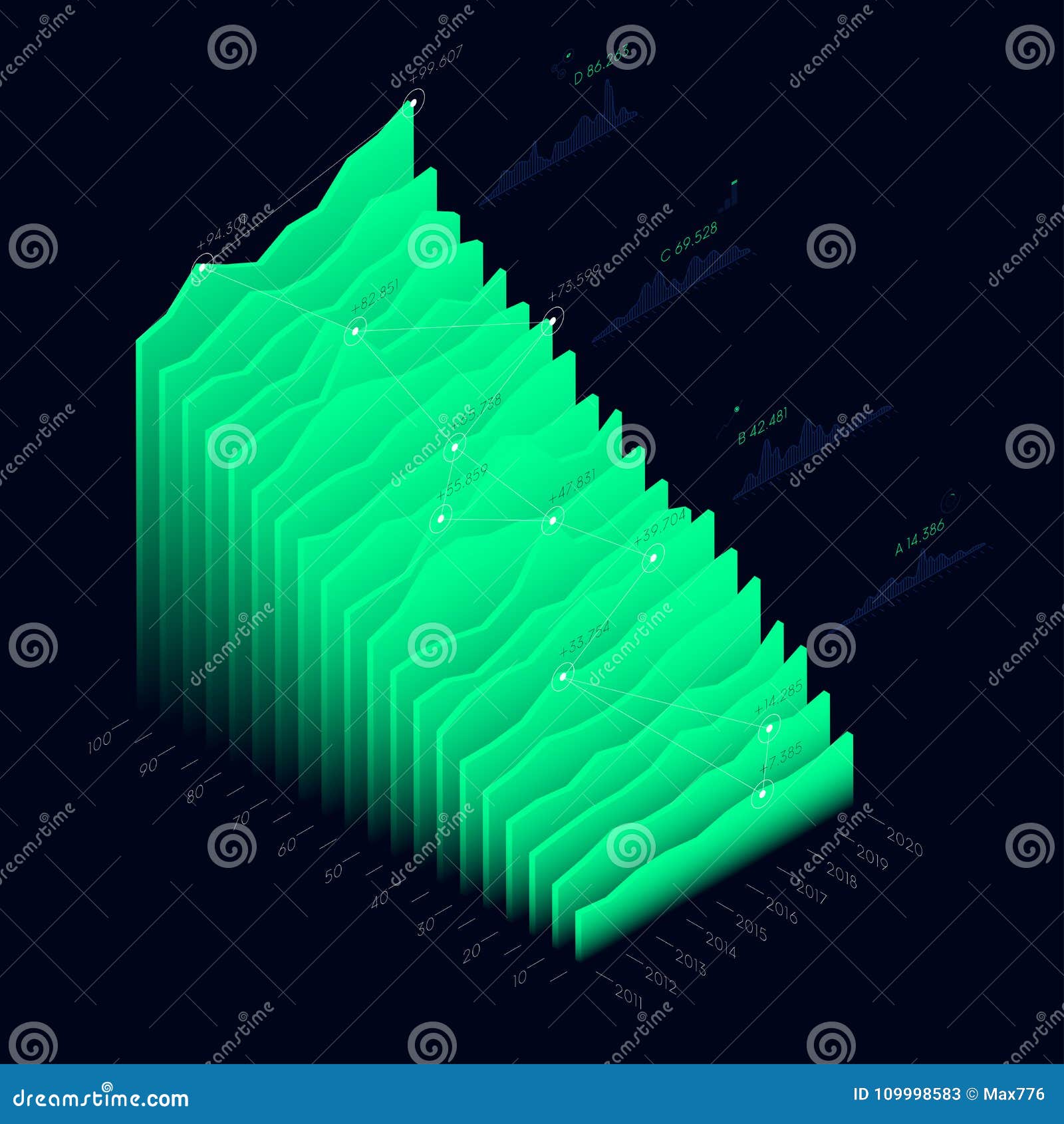 Binary Pyramid Stock Photo | CartoonDealer.com #1460508