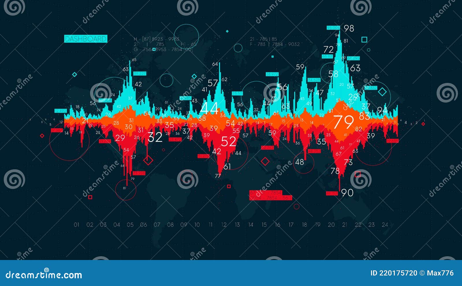 Graph Statistic Folder Icon Vector Image | CartoonDealer.com #226441486