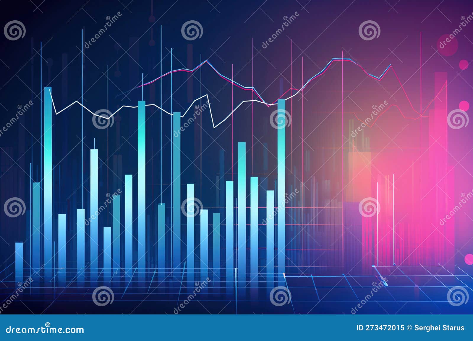 Business Analytics, Graphic Concept or Background, AI Generative Image ...