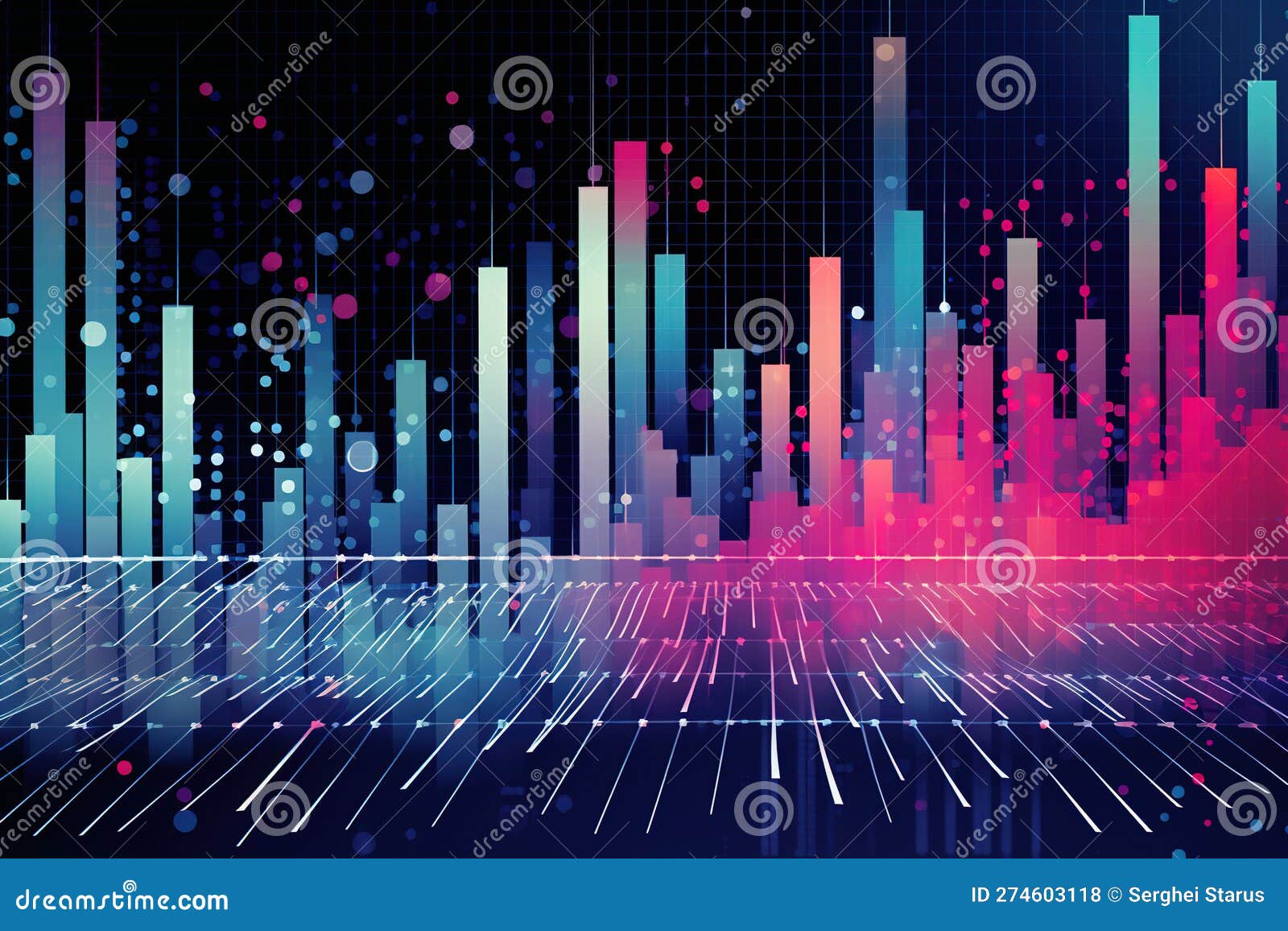 Business Analytics, Graphic Concept or Background, AI Generative Image ...