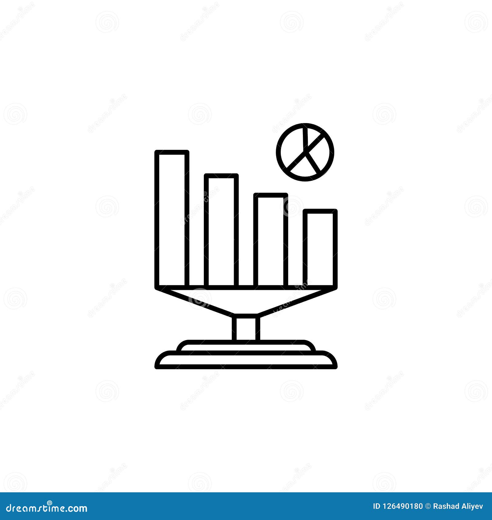 Business Analytics Icon. Element of Artificial Intelligence Icon for ...