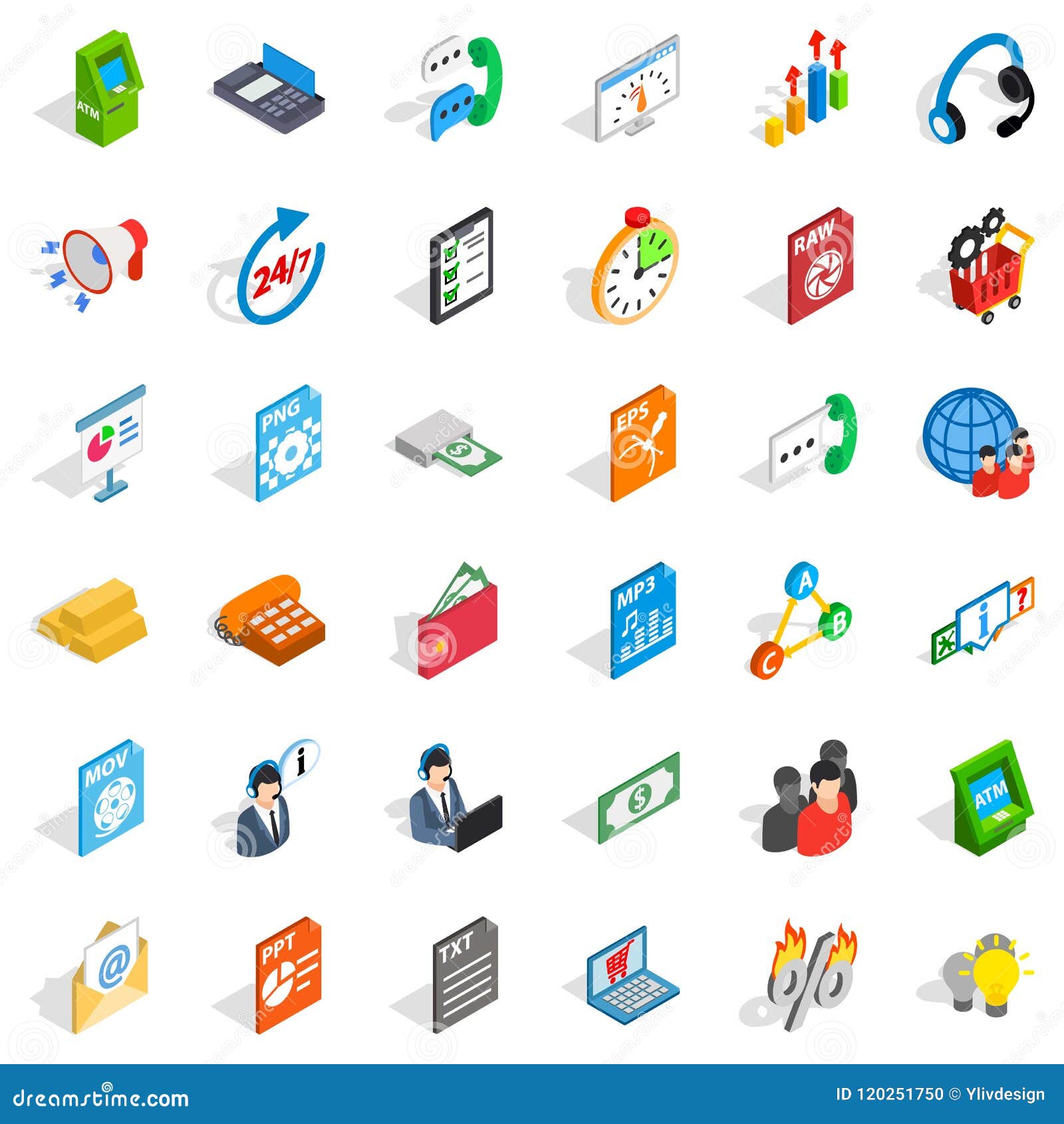 Business Analytics Icons Set, Isometric Style Stock Vector ... Business Analytics Icons Set, Isometric Style Stock Vector ...