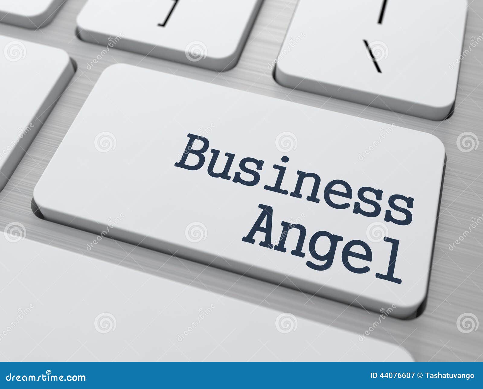 Business Angel Button on Computer Keyboard. Stock Illustration ...