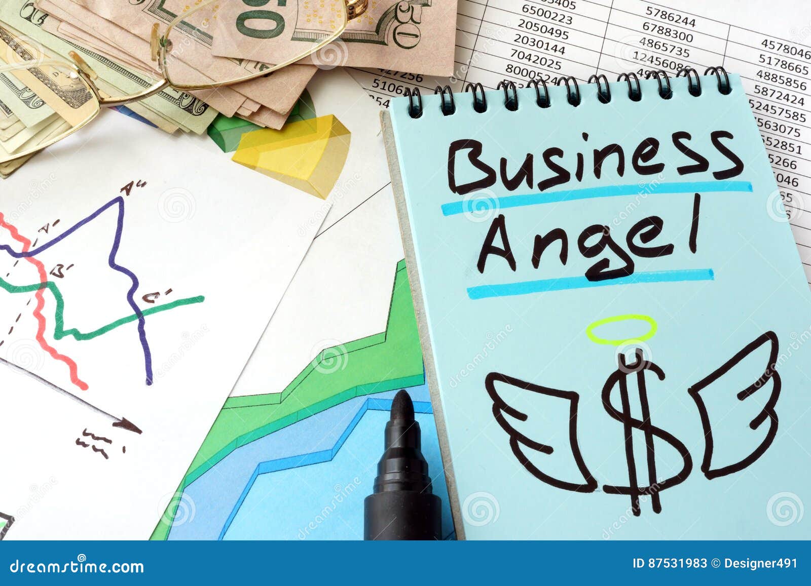 Business Angel. stock image. Image of concept, business - 87531983