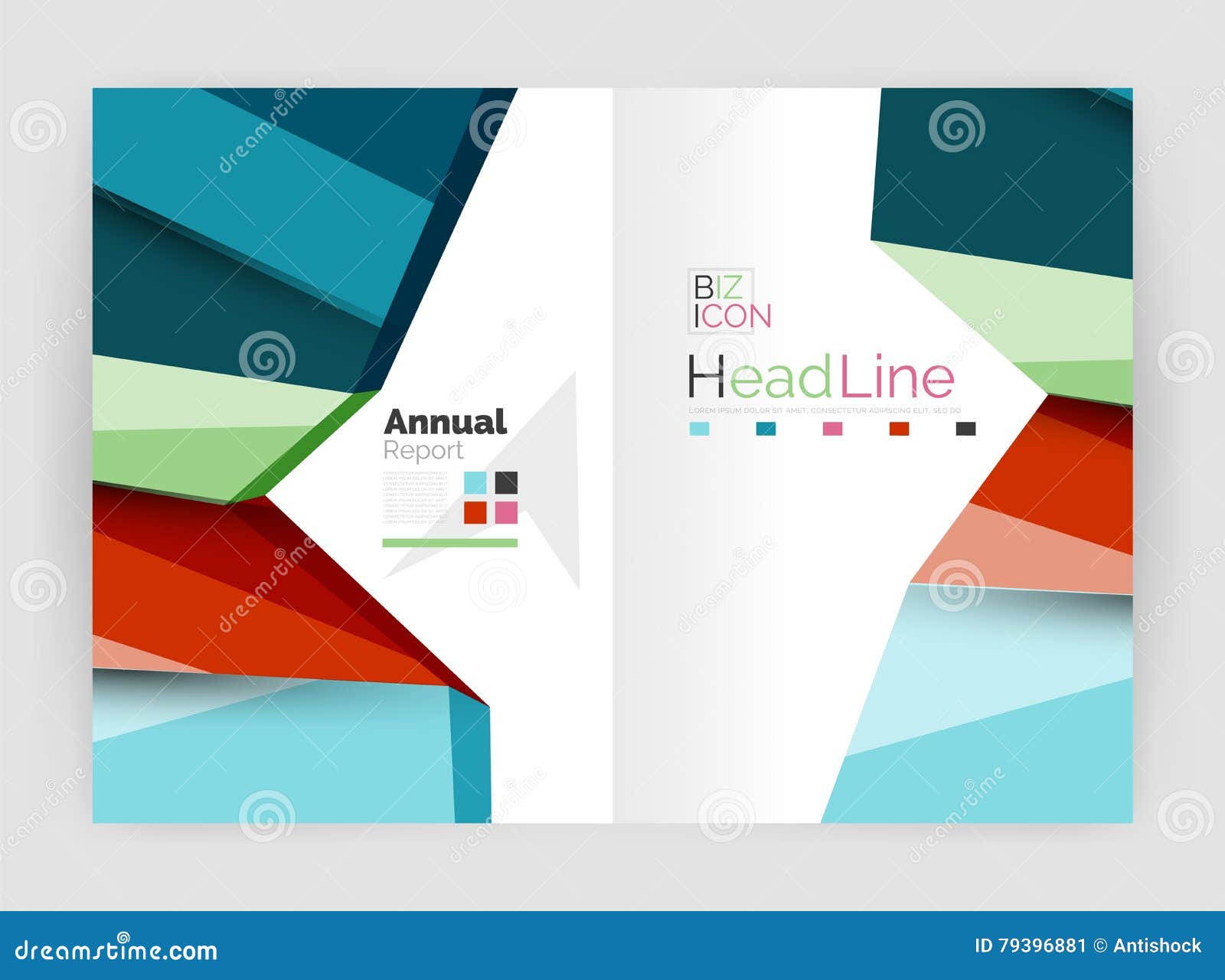 Business Annual Report Abstract Backgrounds Stock Vector - Illustration ...