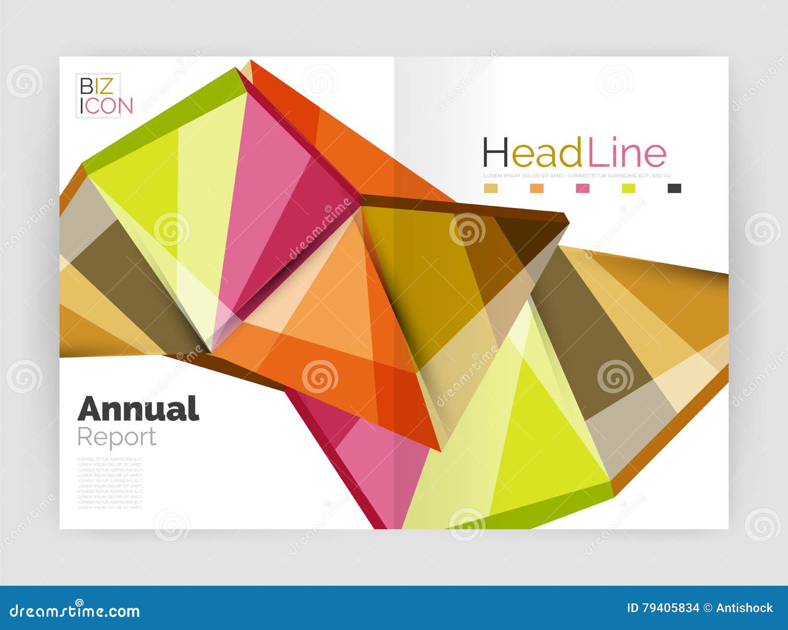 Business Annual Report Abstract Backgrounds Stock Vector - Illustration ...