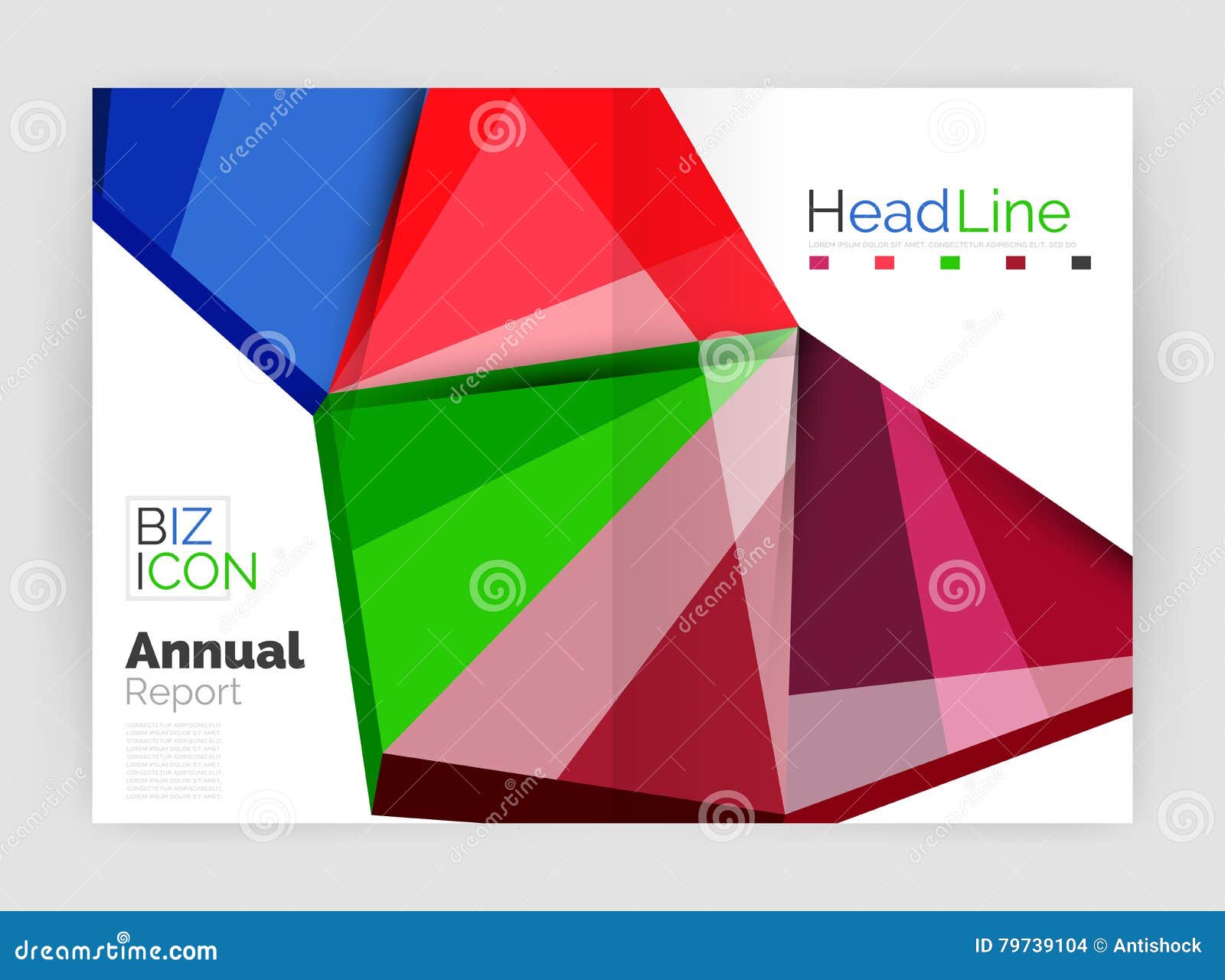 Business Annual Report Abstract Backgrounds Stock Vector - Illustration ...