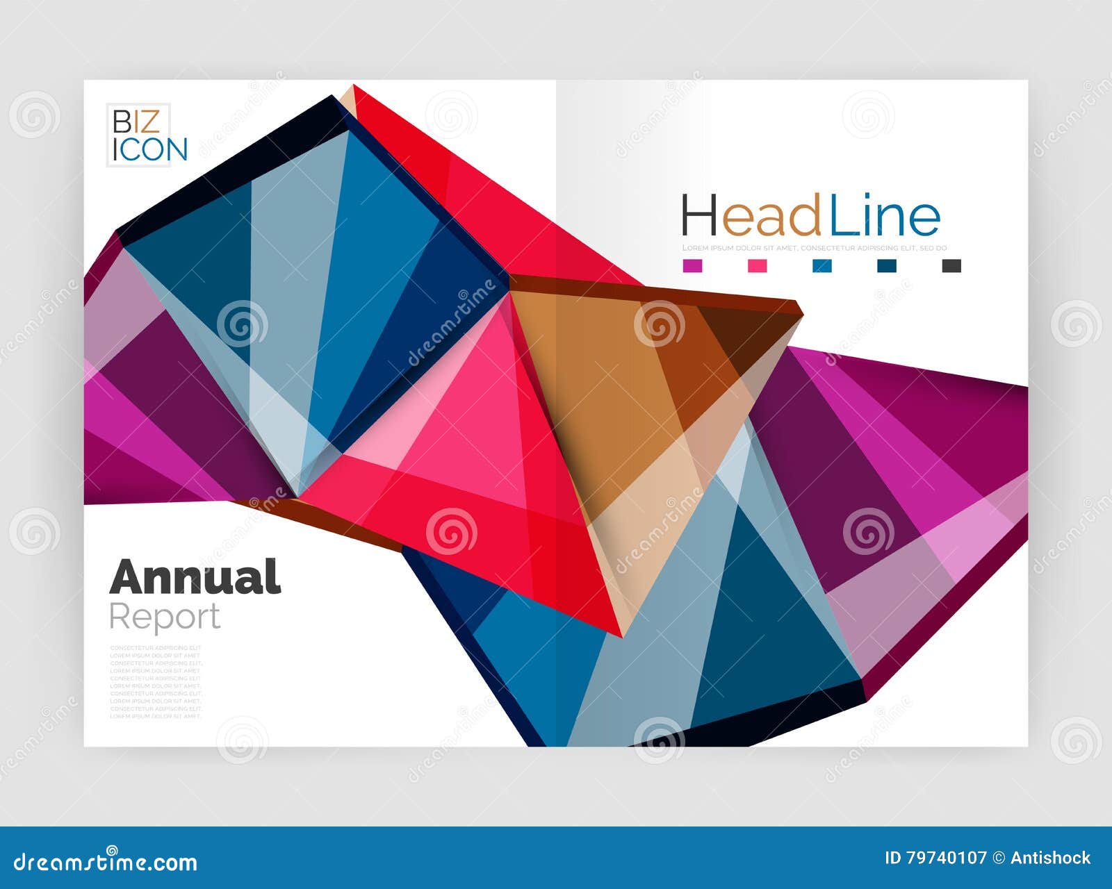 Business Annual Report Abstract Backgrounds Stock Vector - Illustration ...