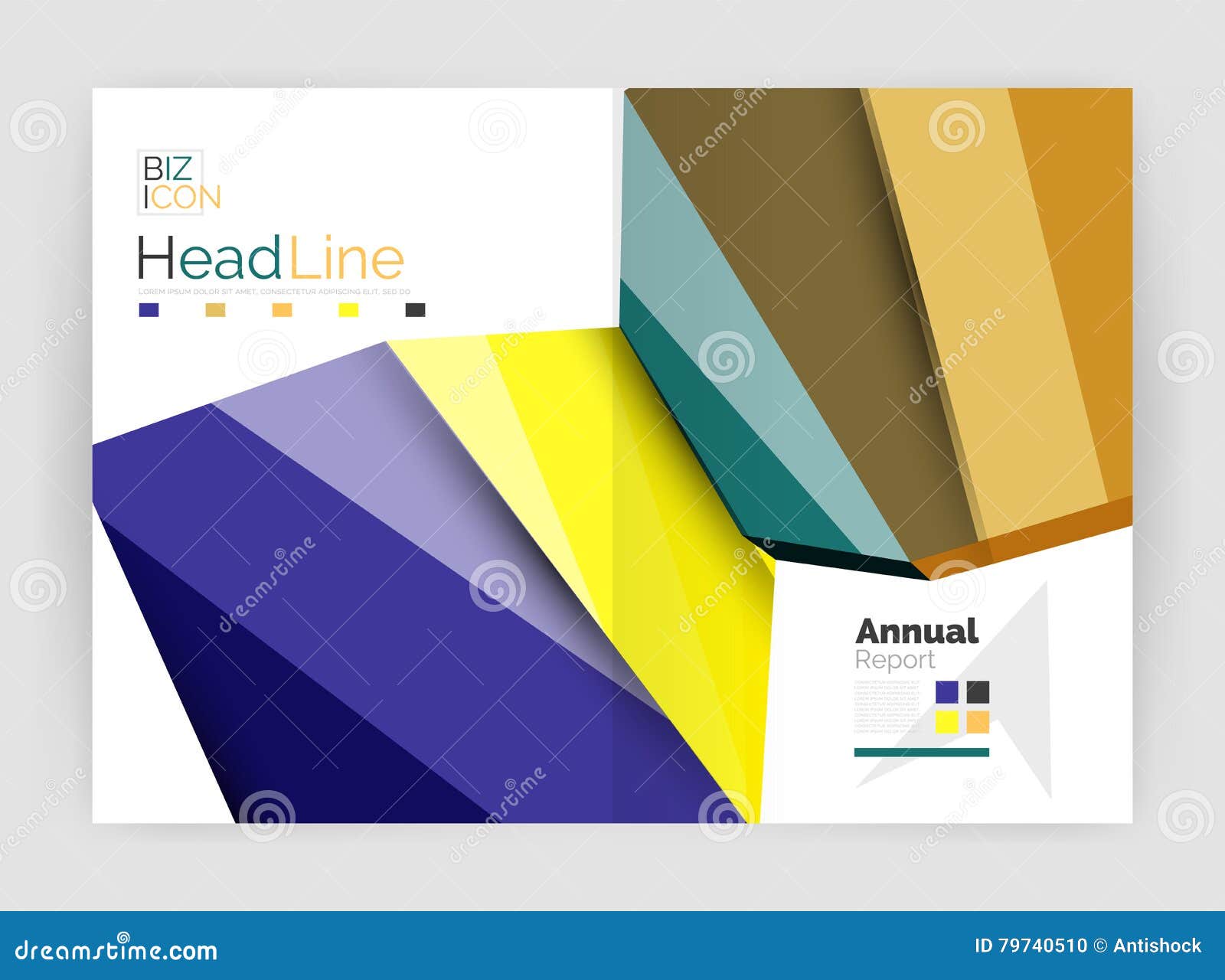 Business Annual Report Abstract Backgrounds Stock Vector - Illustration ...