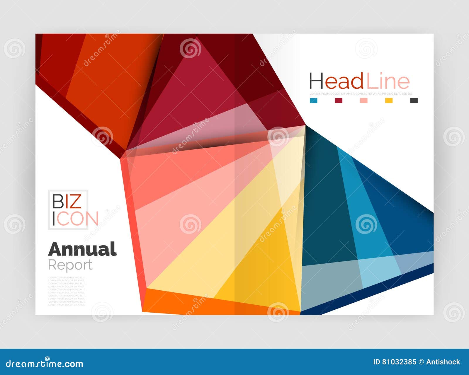 Business Annual Report Abstract Backgrounds Stock Vector - Illustration ...