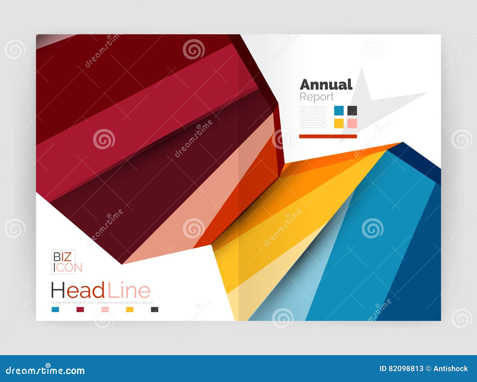 Business Annual Report Abstract Backgrounds Stock Vector - Illustration ...
