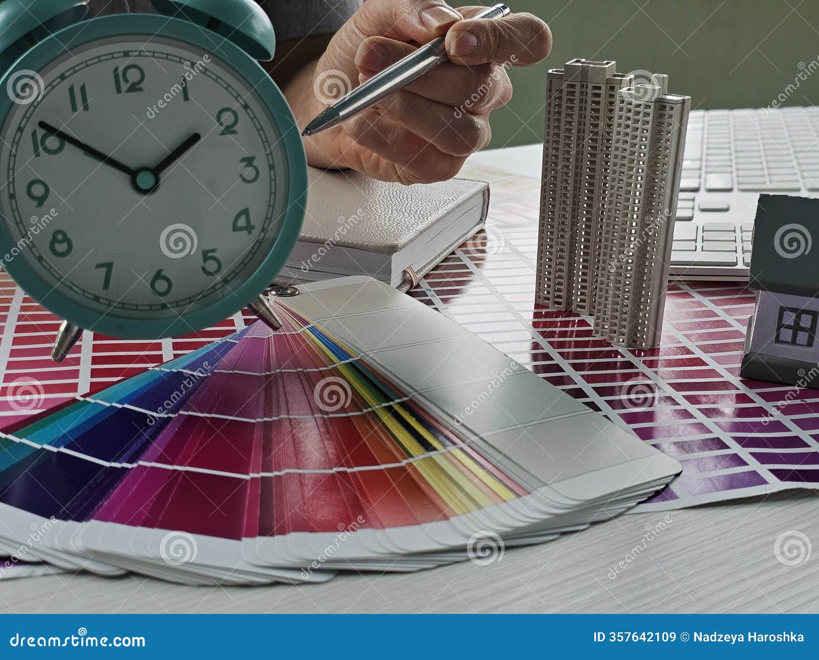 Business Architectural Project of the Designer Architect and Alarm ...