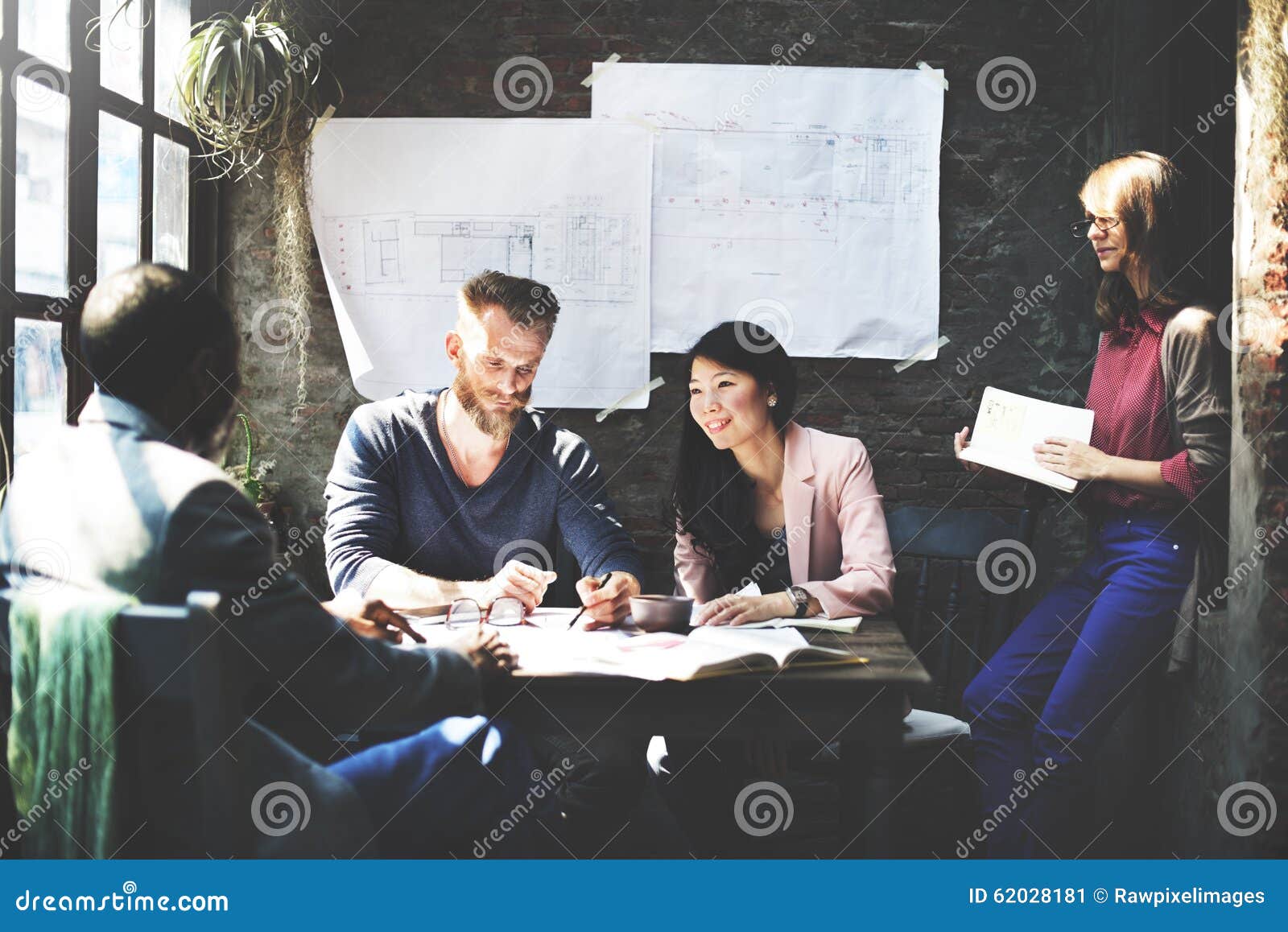 Business Architecture Interior Designer Meeting Concept Stock Image ...
